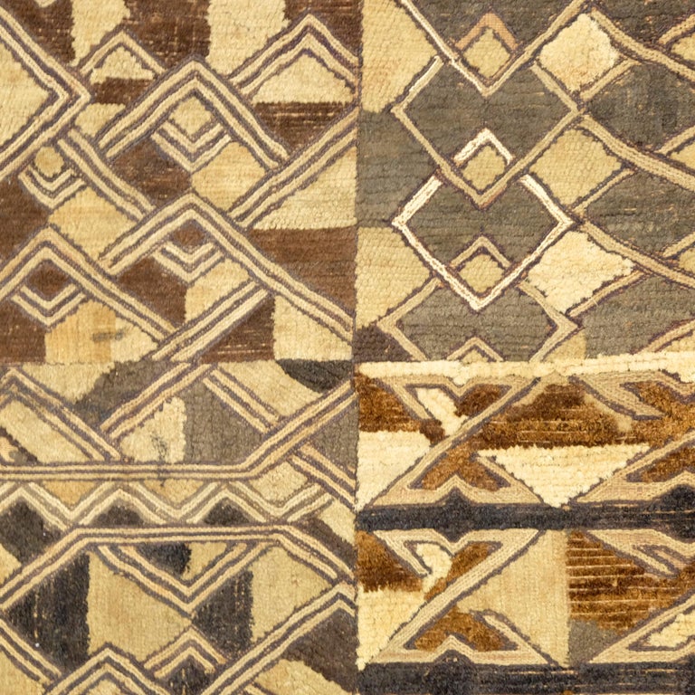 Framed Kuba Cloth #1, African Textile, Tribal, Ethnic Wall Hanging ...