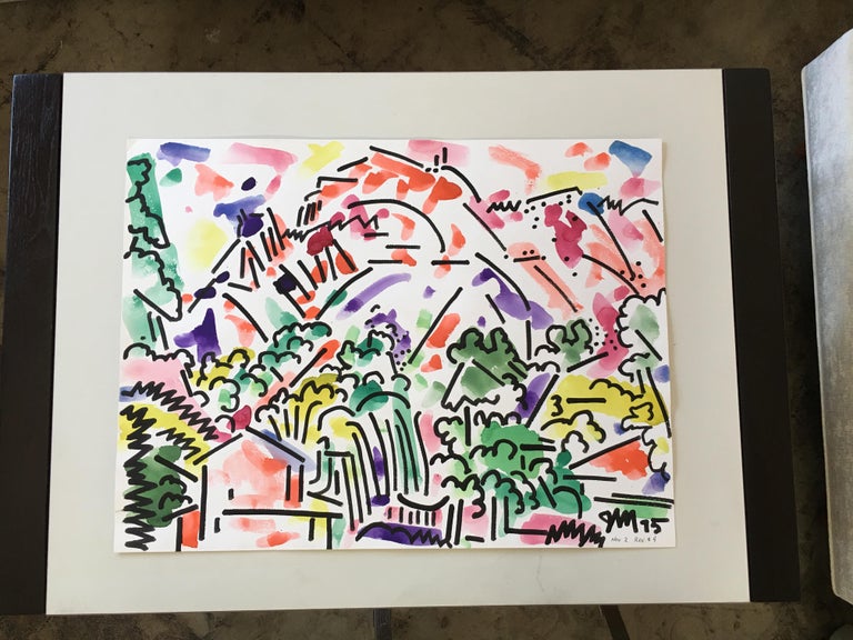 Framed Landscape Watercolor by James McCray #8 at 1stDibs