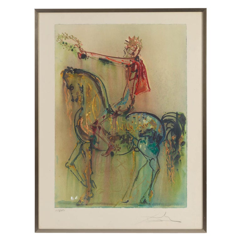 Framed Lithograph by Dali, Signed and Numbered, 20th Century at 1stDibs