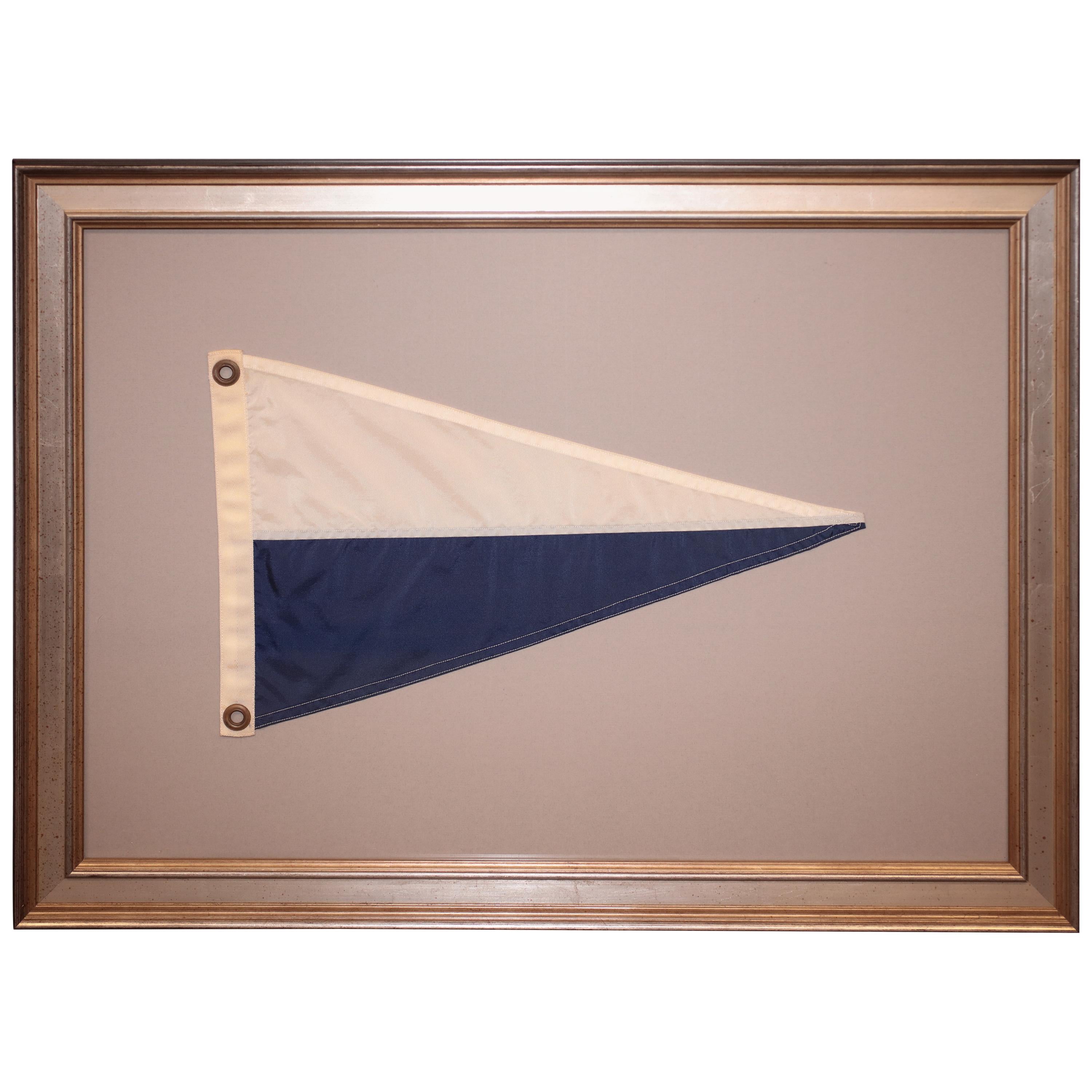 Framed NATO Pennant, Second Substitute Signal at 1stDibs