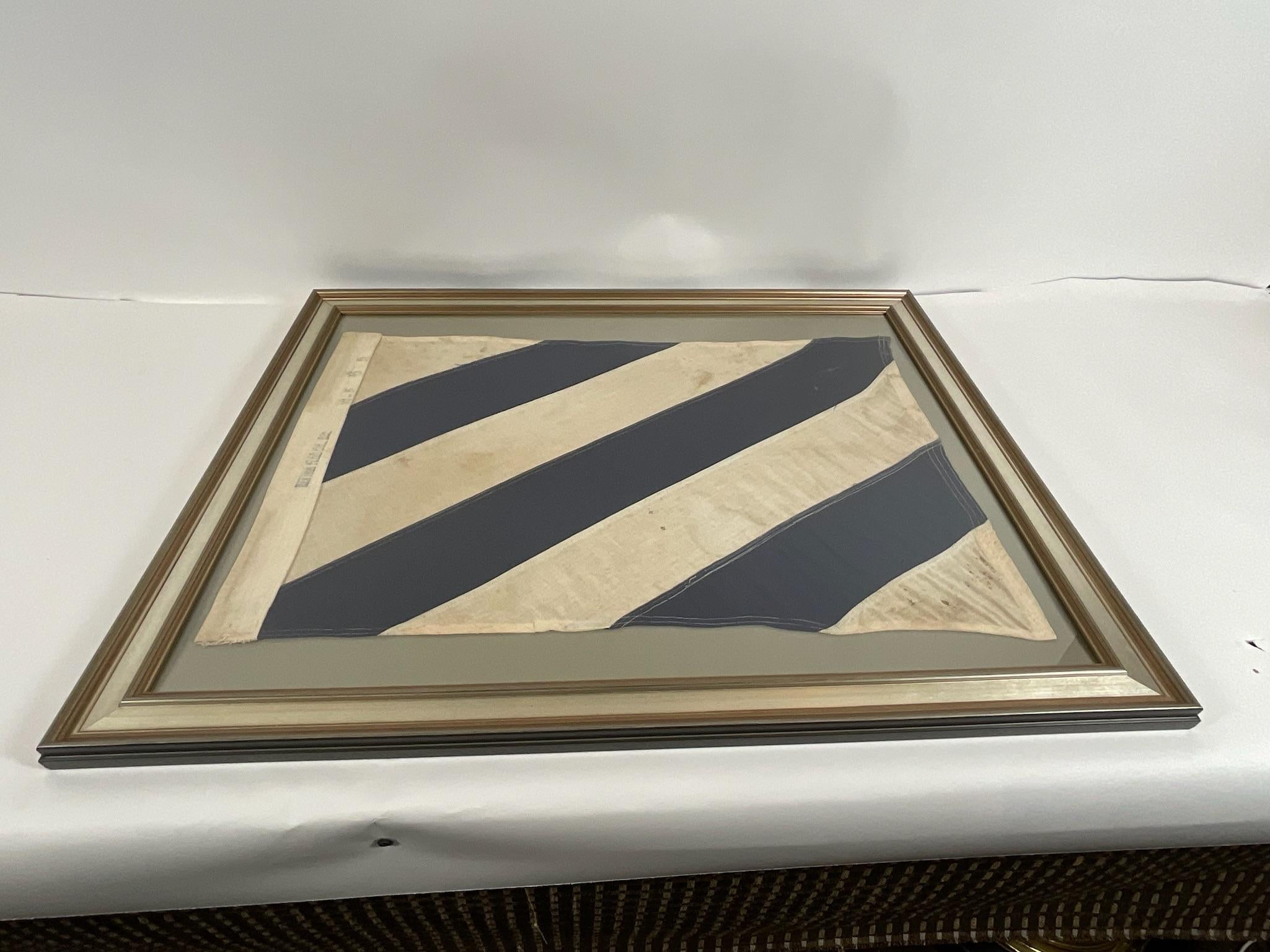 Framed Nautical Flag by Dettra For Sale at 1stDibs