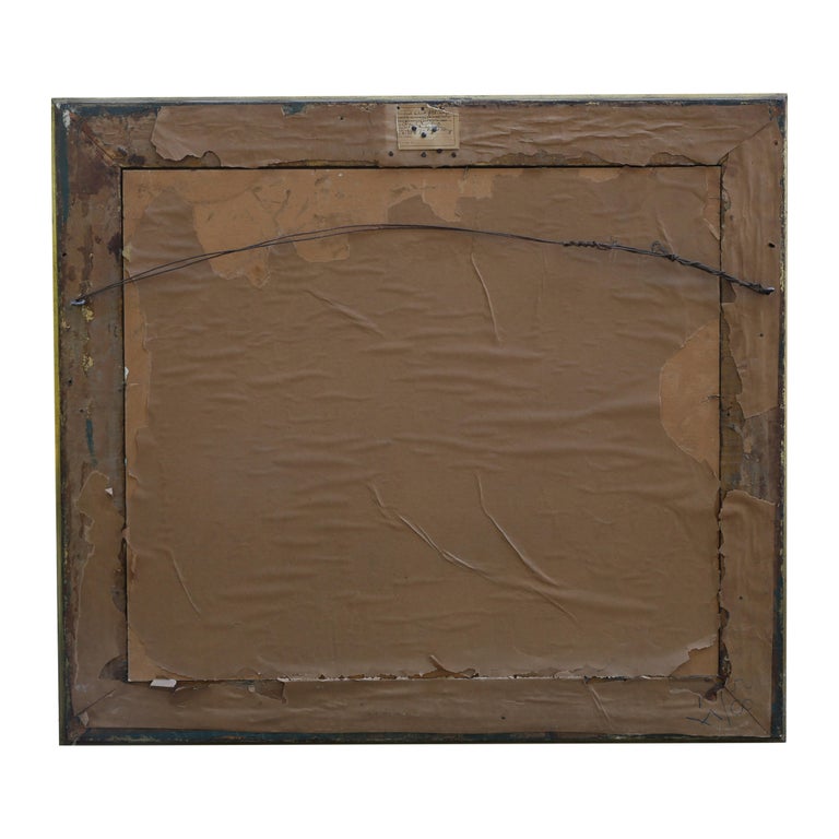 Framed Oil on Board by Charles Edward Hallberg of One of the Great ...