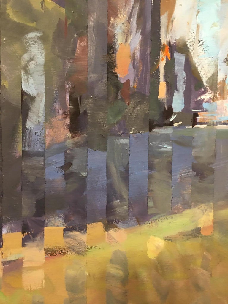 Framed Oil on Canvas "Aggregate" Savannah, GA Streets Scene, Jeff ...