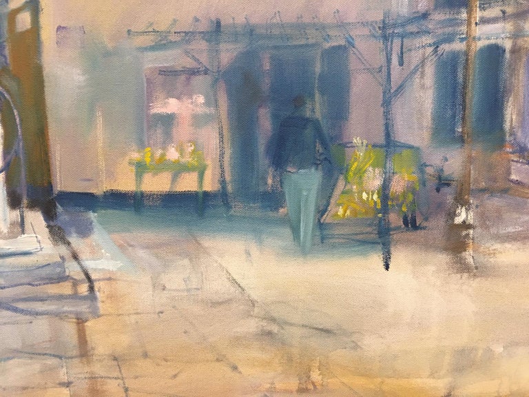 Framed Oil on Canvas "Backstreet Venice" - Michael Chaplin, 21st ...