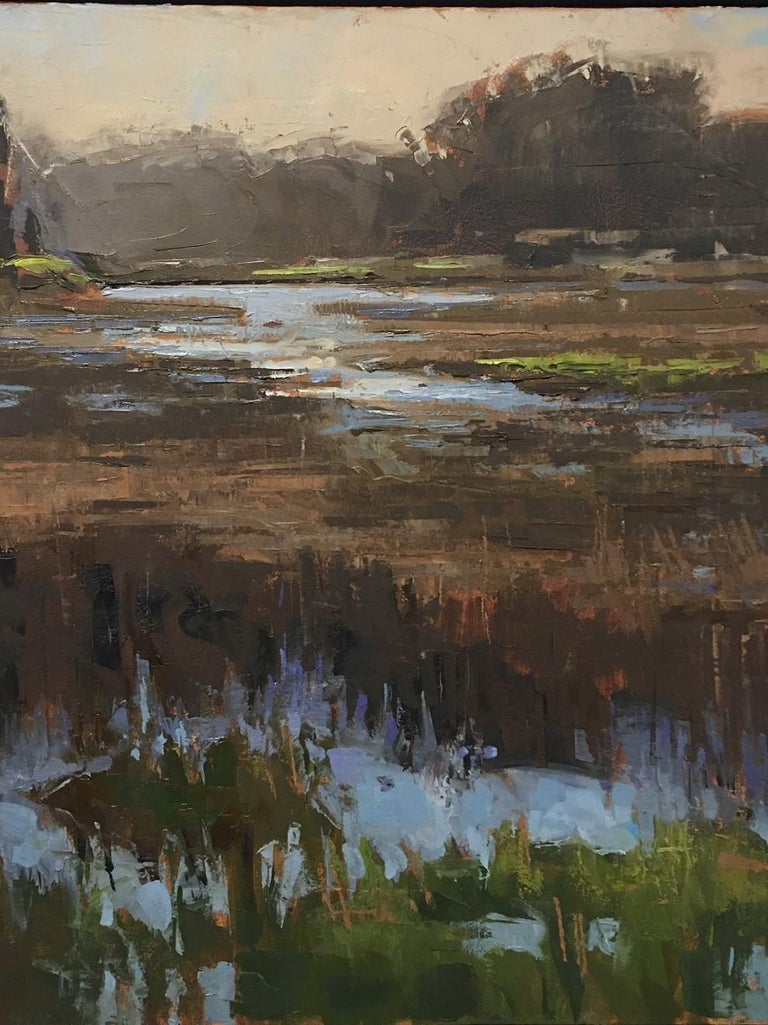 Framed Oil on Canvas "Fortitude" Marsh Scene, Jeff Markowsky For Sale ...