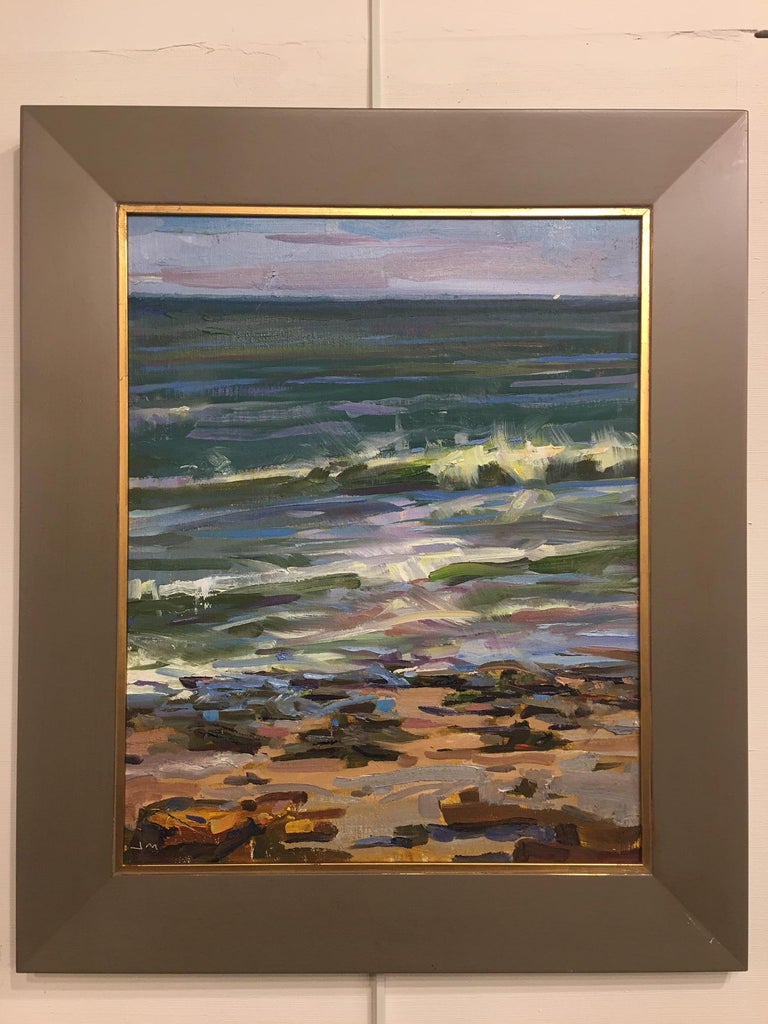 Framed Oil on Canvas "Matanzas #4" Ocean Scene Plein Air, Jeff ...