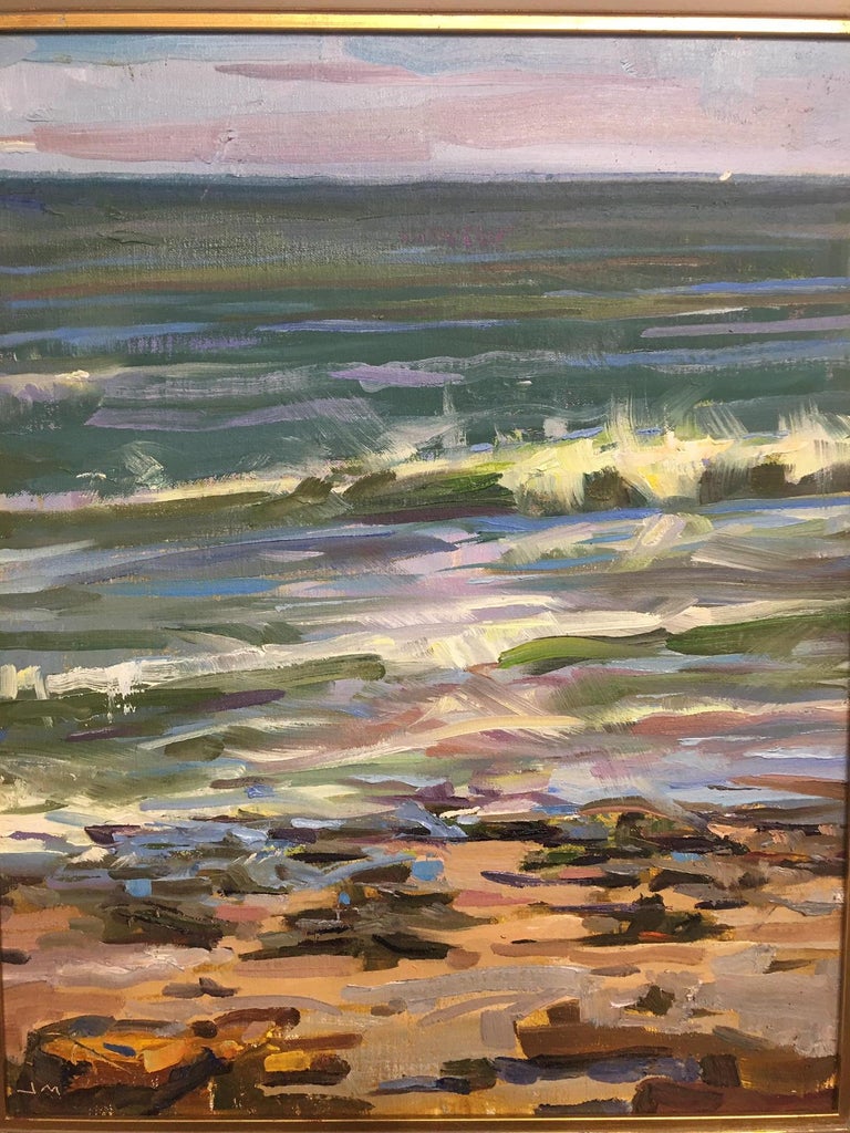Framed Oil on Canvas "Matanzas #4" Ocean Scene Plein Air, Jeff ...