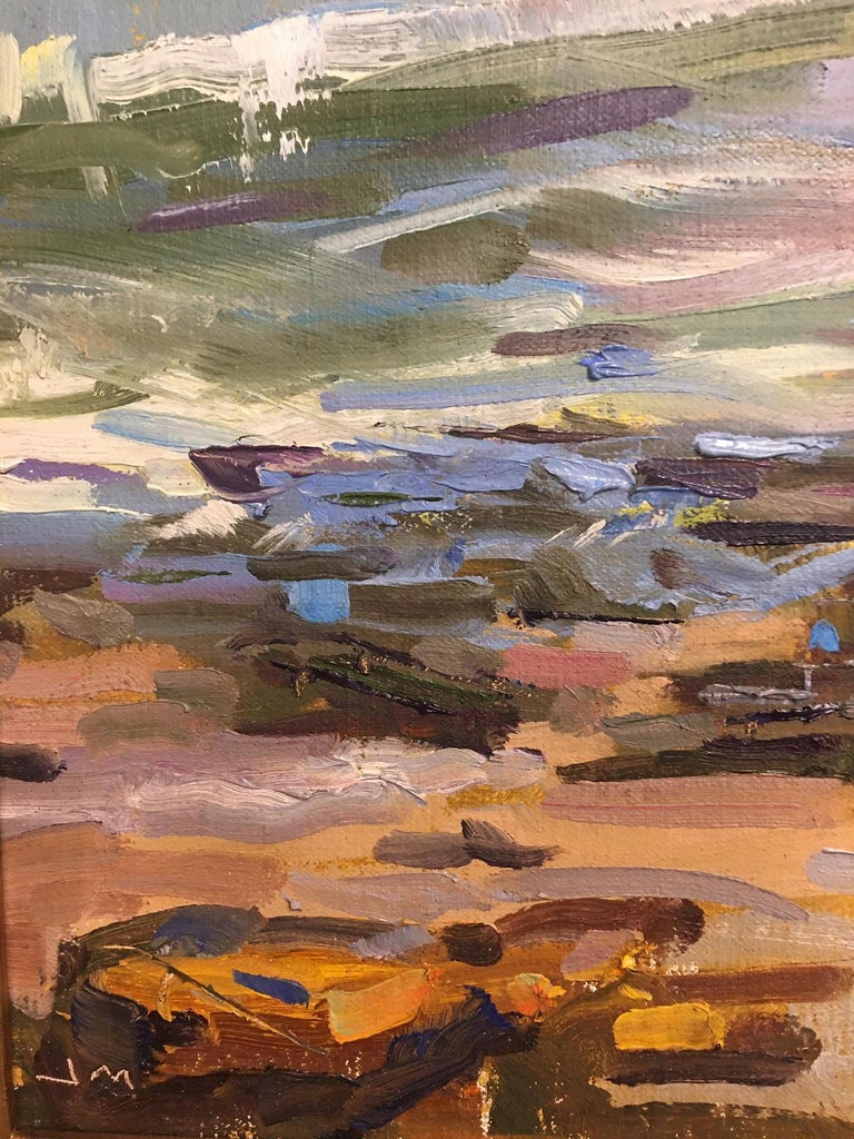 Framed Oil on Canvas "Matanzas #4" Ocean Scene Plein Air, Jeff ...