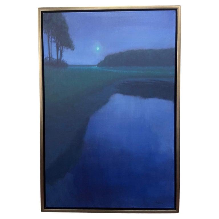 Framed Oil on Canvas "Nocturnal Impressions", Michael Reibel For Sale ...