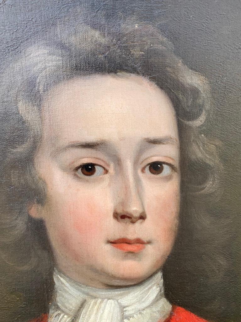 Framed Oil on Canvas of a Young Man Attributed to James Maubert For ...