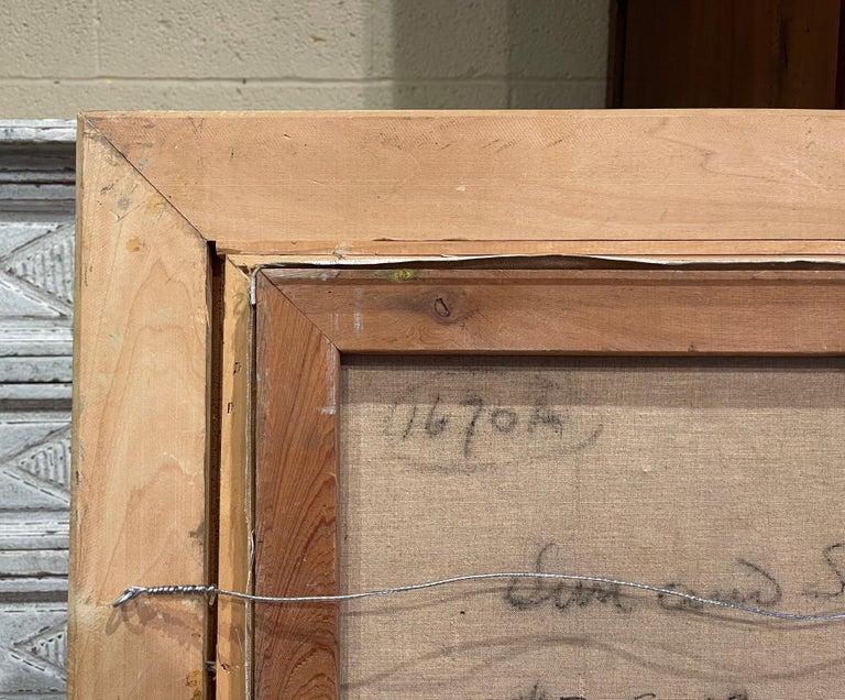 Framed Oil on Canvas Painting Titled "Sun and Shade" Signed by Anthony ...