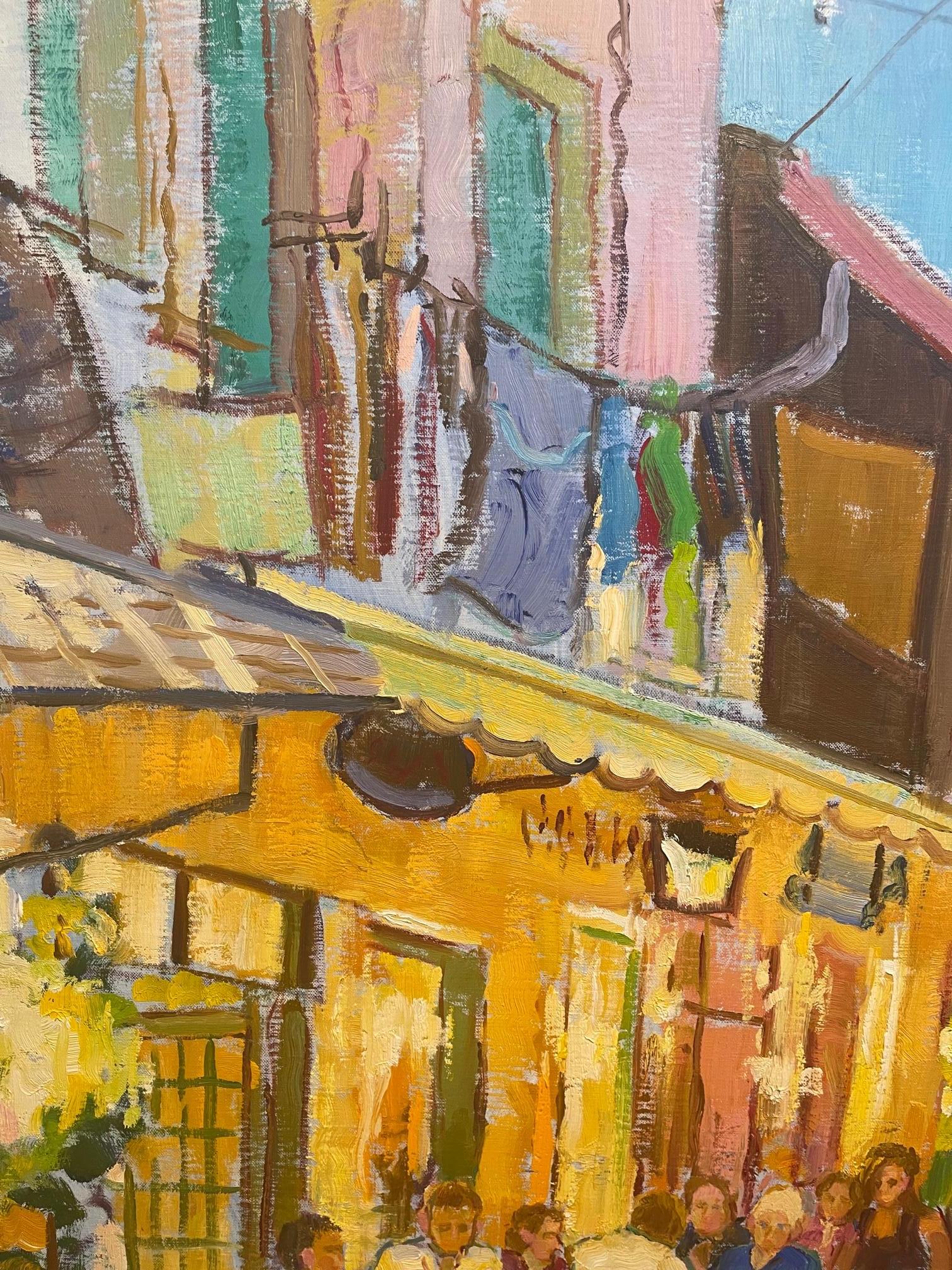 Framed Oil on Canvas "Paris Soiree" Paris Scene by Alice Williams For ...