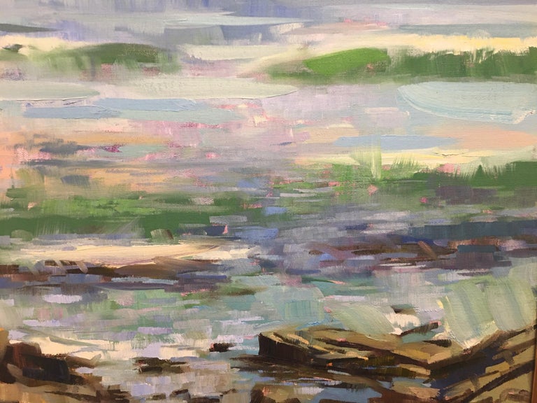 Framed Oil on Canvas Plein Air "Matanzas #1" Beach Scene, Jeff ...