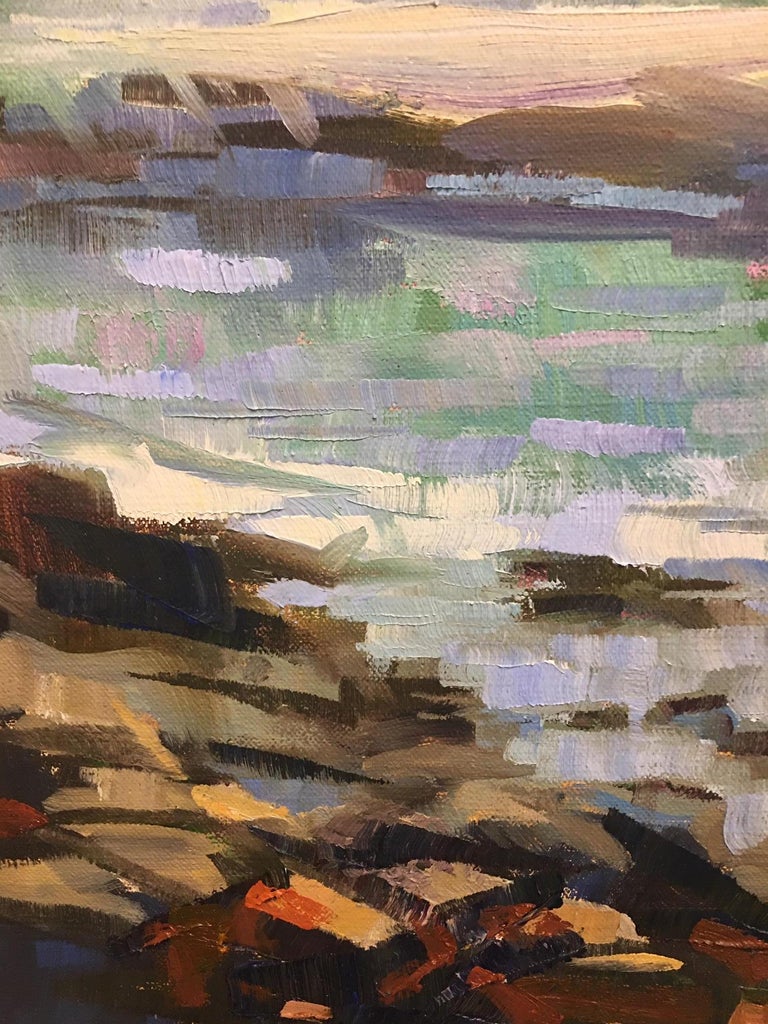 Framed Oil on Canvas Plein Air "Matanzas #1" Beach Scene, Jeff ...