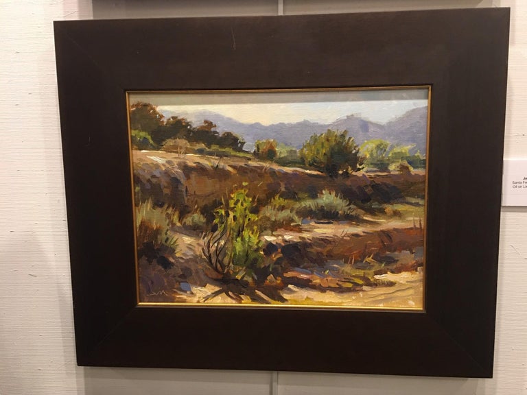 Framed Oil on Canvas "Santa Fe River Bed" New Mexico Desert Scene Jeff ...