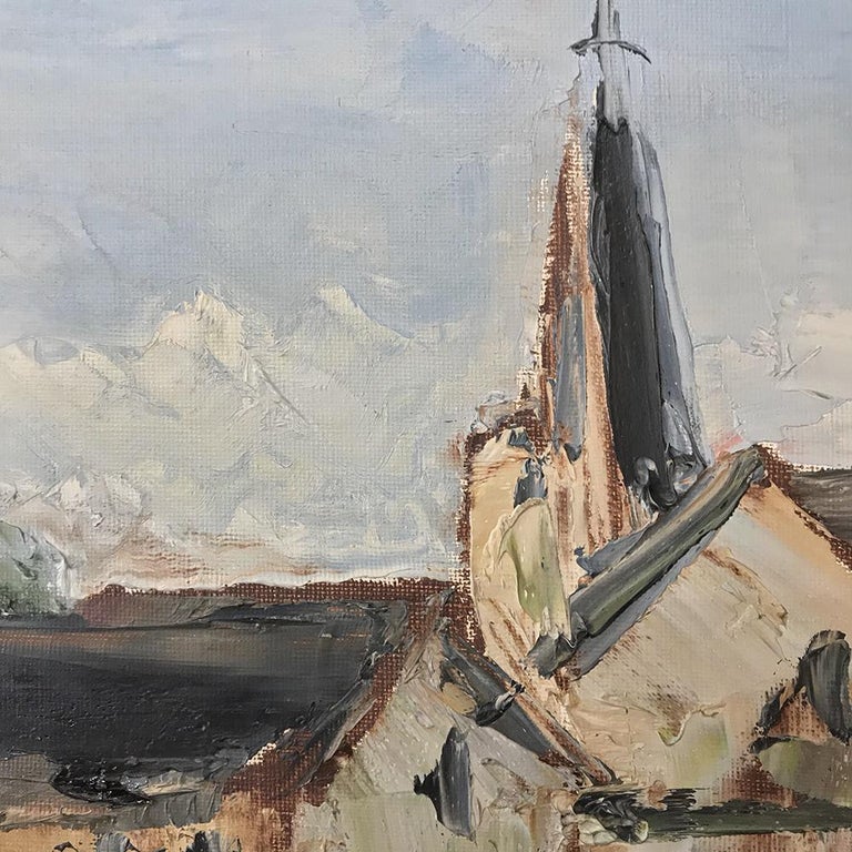 Framed Oil Painting on Canvas by G. Berger at 1stDibs