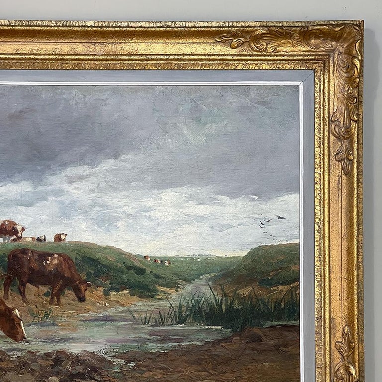 Peinture à l'huile sur toile encadrée de Georges Bernier En vente sur ...