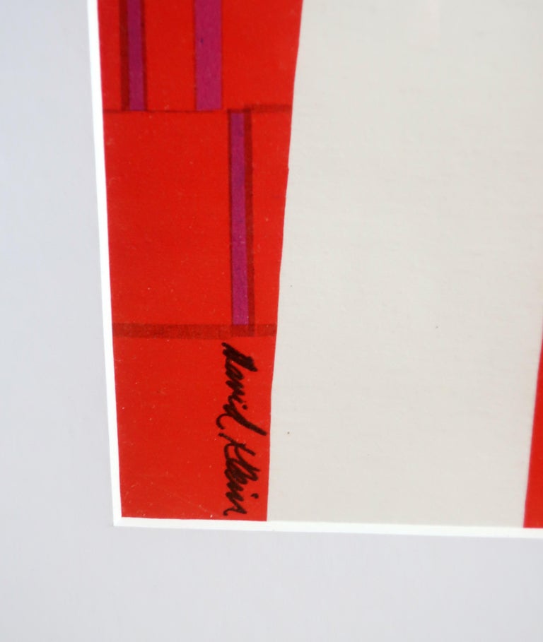 Framed Original David Klein St. Louis Poster for TWA at 1stdibs