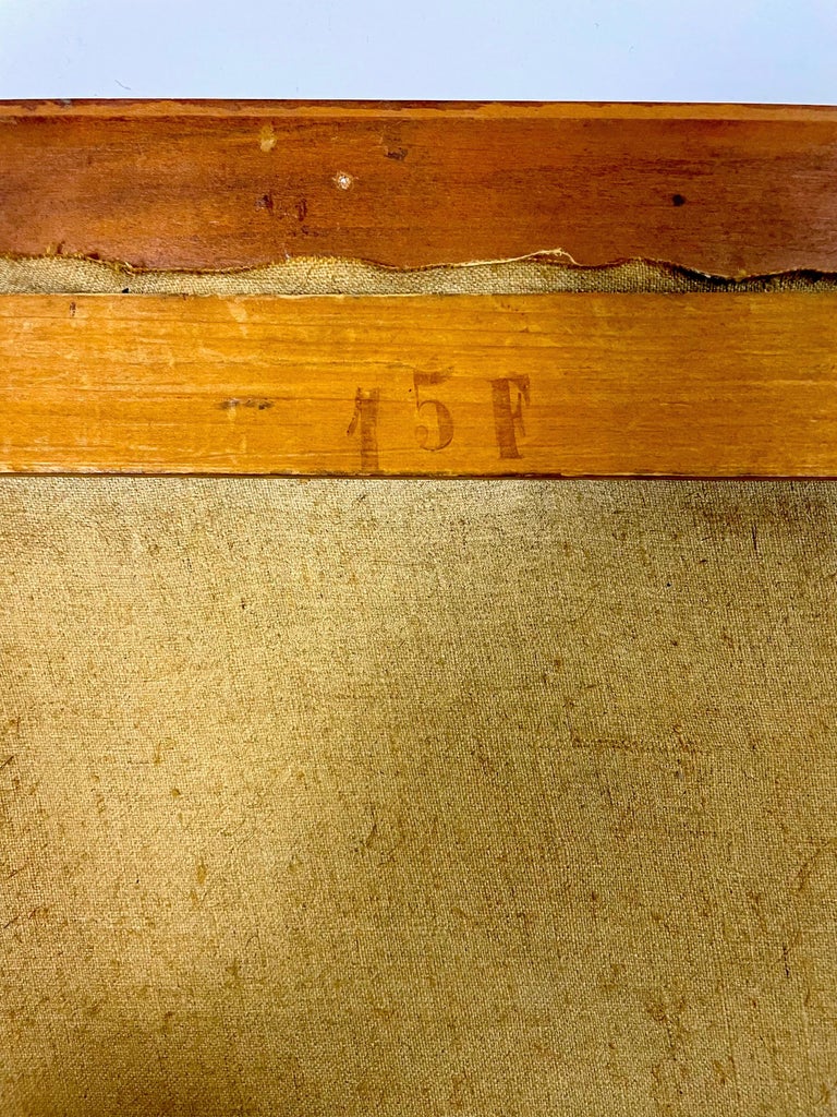 Framed Painting Representing Bohemian Gypsy Cartomancer, Signed ...