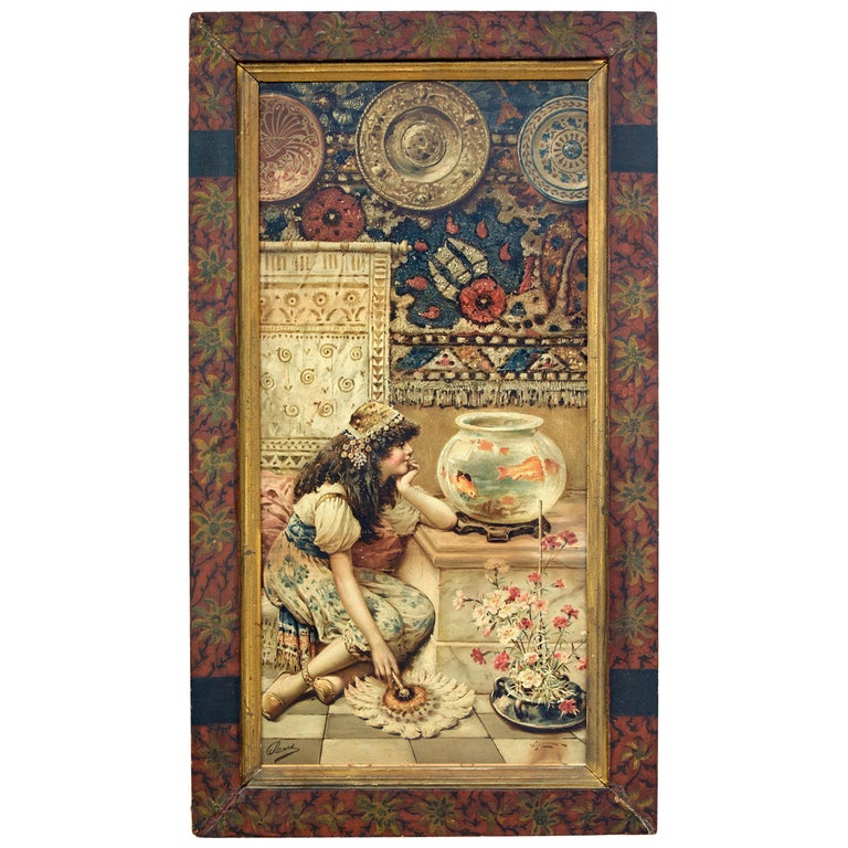 Framed Pears Christmas 1893 Print by William Stephen Coleman at 1stDibs