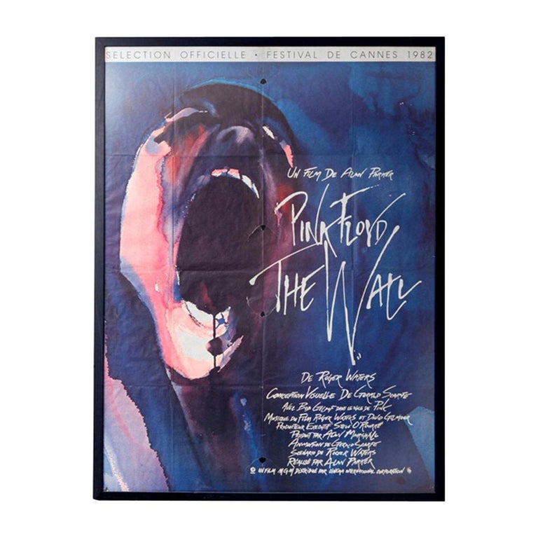 Framed "Pink Floyd The Wall" Rare Film Poster, 1982 For Sale at 1stDibs