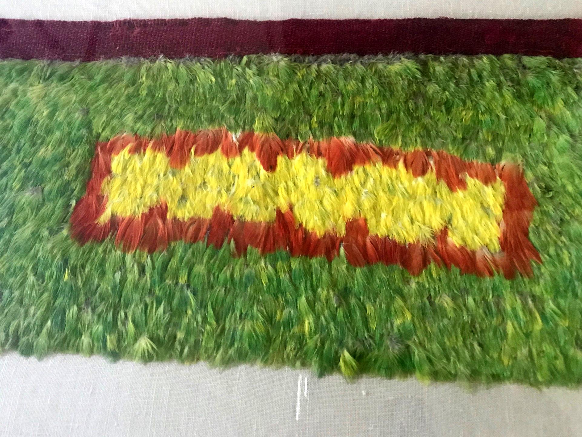 Framed Pre-Columbian Feather Loincloth at 1stDibs | loincloth for sale