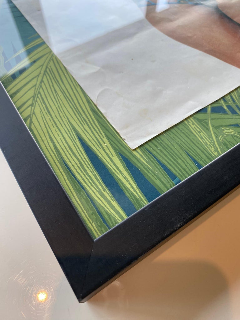 Framed Print of a Pin Up Girl circa 1970 by French Artist Aslan For ...