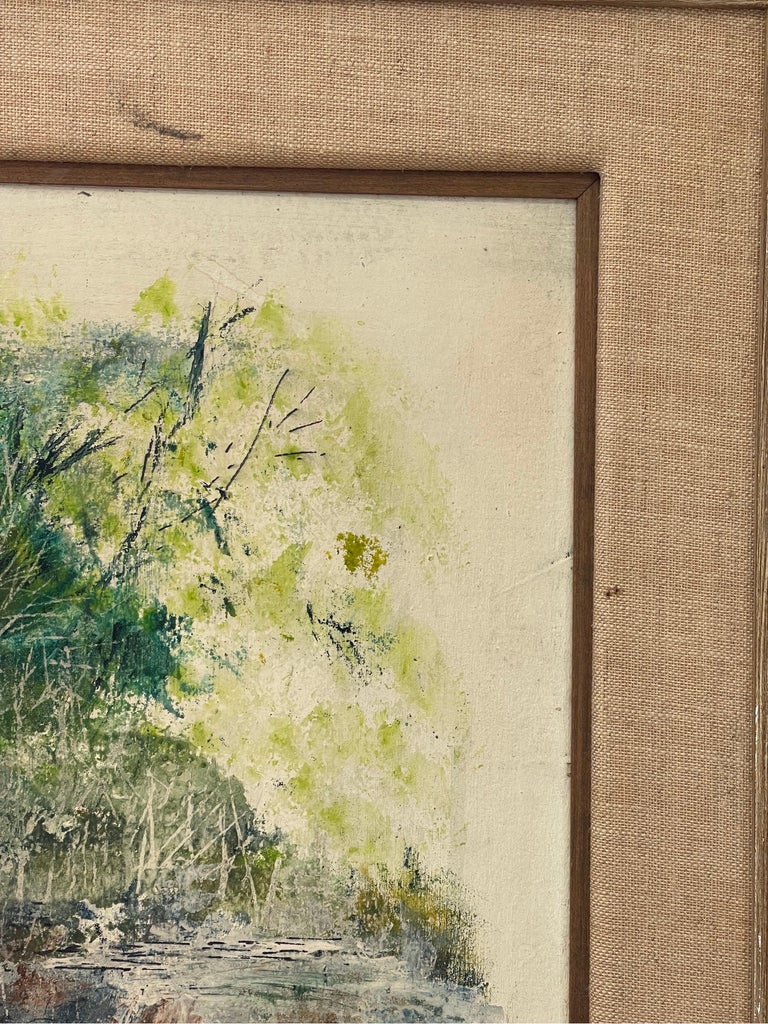 Framed Scenic Landscape Painting For Sale at 1stDibs