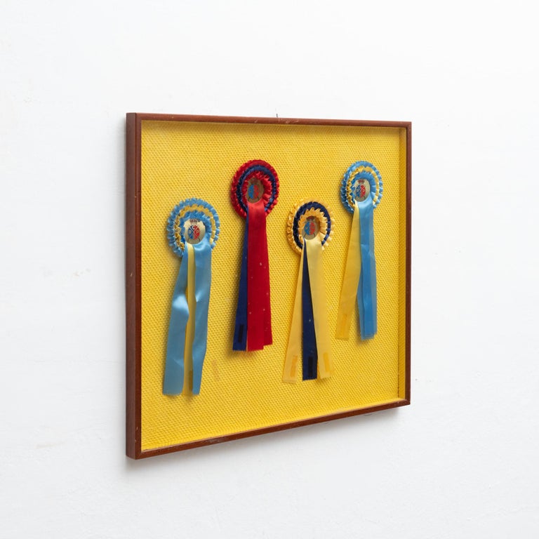 Framed Vintage Polo Prizes, circa 1960 For Sale at 1stDibs