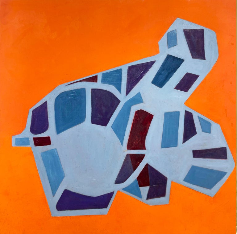 Fran Shalom - Fran Shalom "Spotlight" - Abstract Oil Painting on Canvas ...