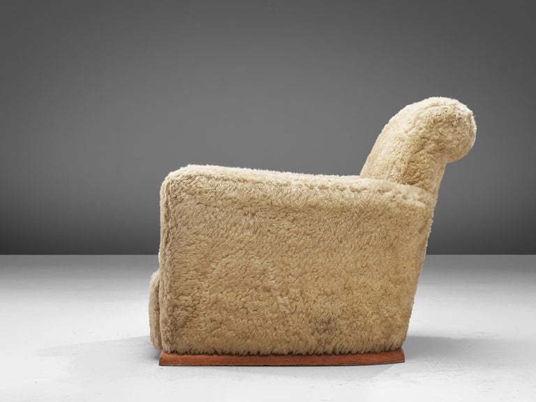 France Lounge Chair in Teddy, 1940s at 1stDibs | teddy lounge chair ...