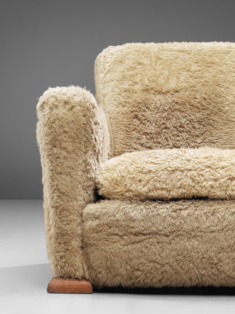 France Lounge Chair in Teddy, 1940s at 1stDibs | teddy lounge chair ...