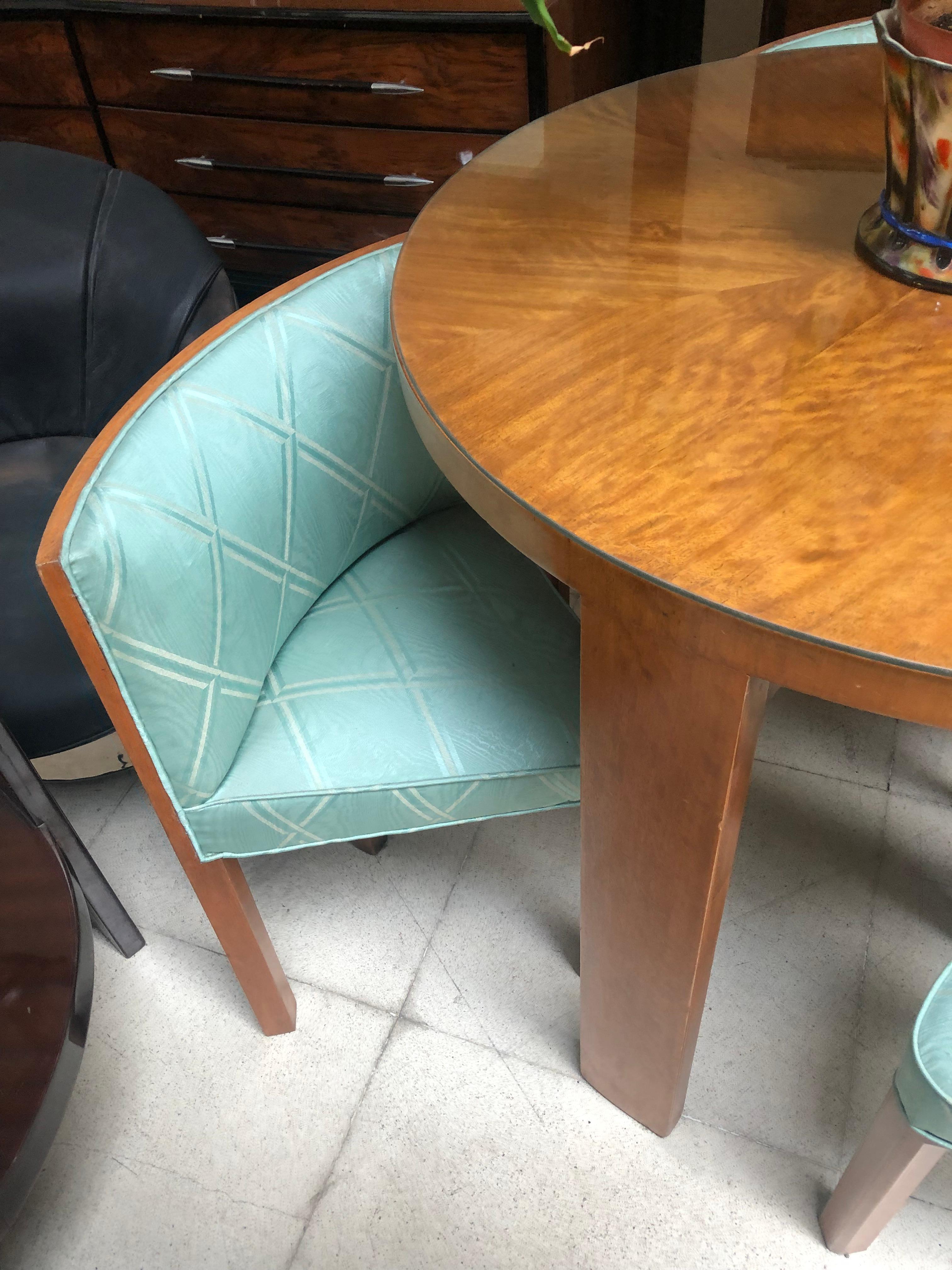 France Table and 4 Chair Year, 1930, Art Deco at 1stDibs | 1930s dining ...