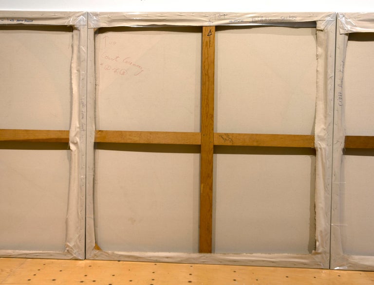 Frances Barth - Court Ceremony (triptych - work in 3 panels) For Sale ...