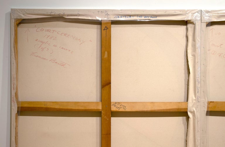 Frances Barth - Court Ceremony (triptych - work in 3 panels) For Sale ...