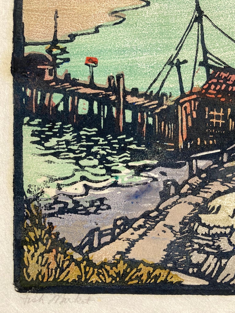 Frances H. Gearhart - FISH MARKET - This Impression Exhibited in Two ...