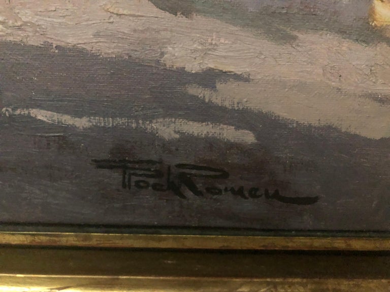 Francesc Poch Romeu - Colonial house and eucalyptus Menorca Spain oil ...