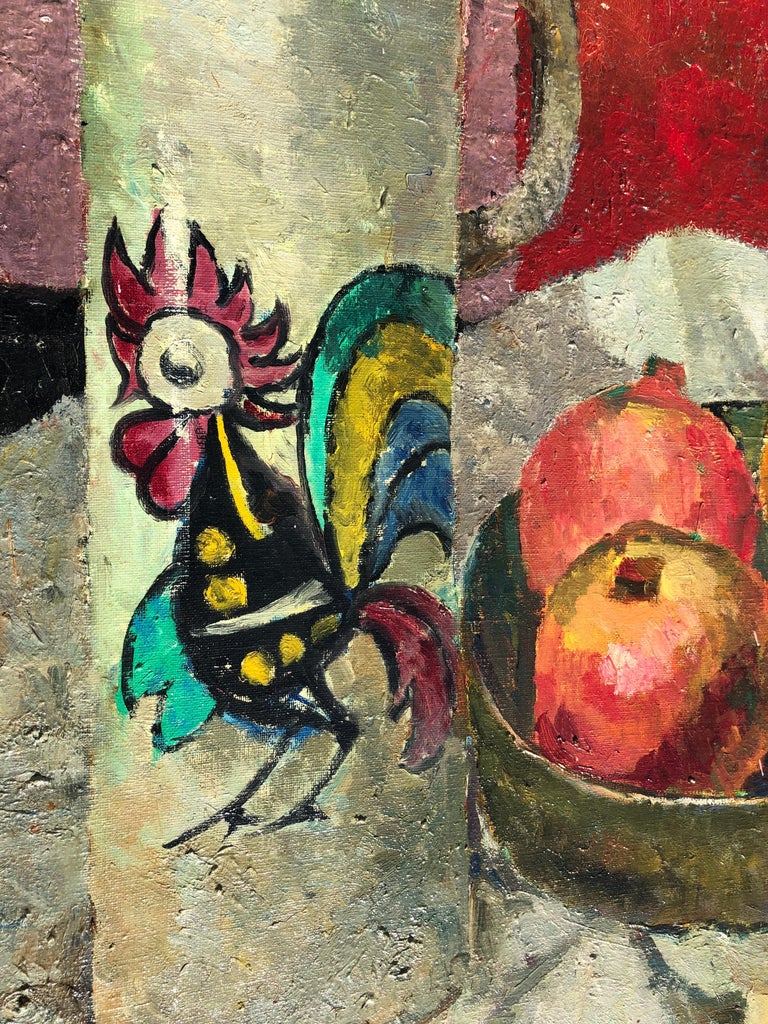 Francesc Poch Romeu - Still life with nude oil on canvas painting For ...