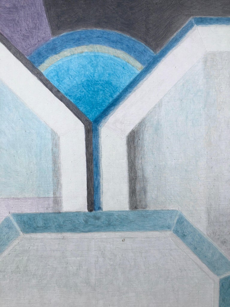 Francesc Todo - Symmetrical and mirror in the center oil on canvas ...