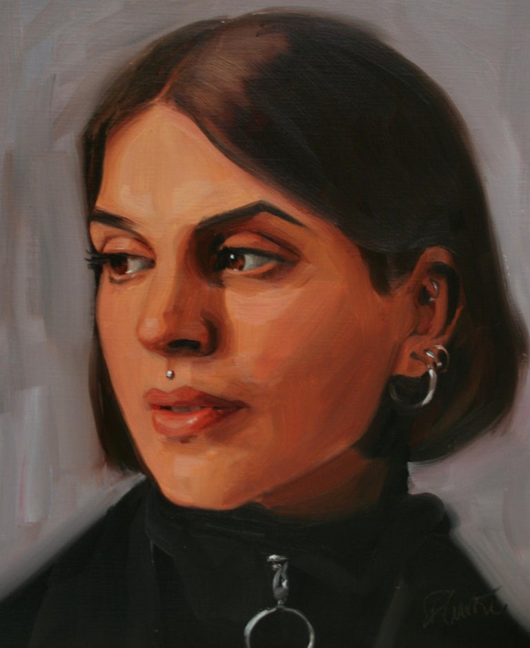 Francesca Currie - Anna II - contemporary portraiture female subject ...