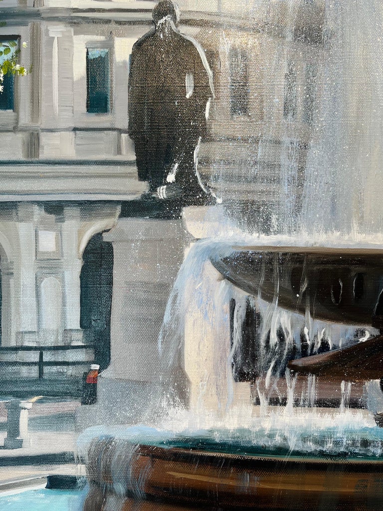 Francesca Currie - Feeding the Birds - original london figurative ...