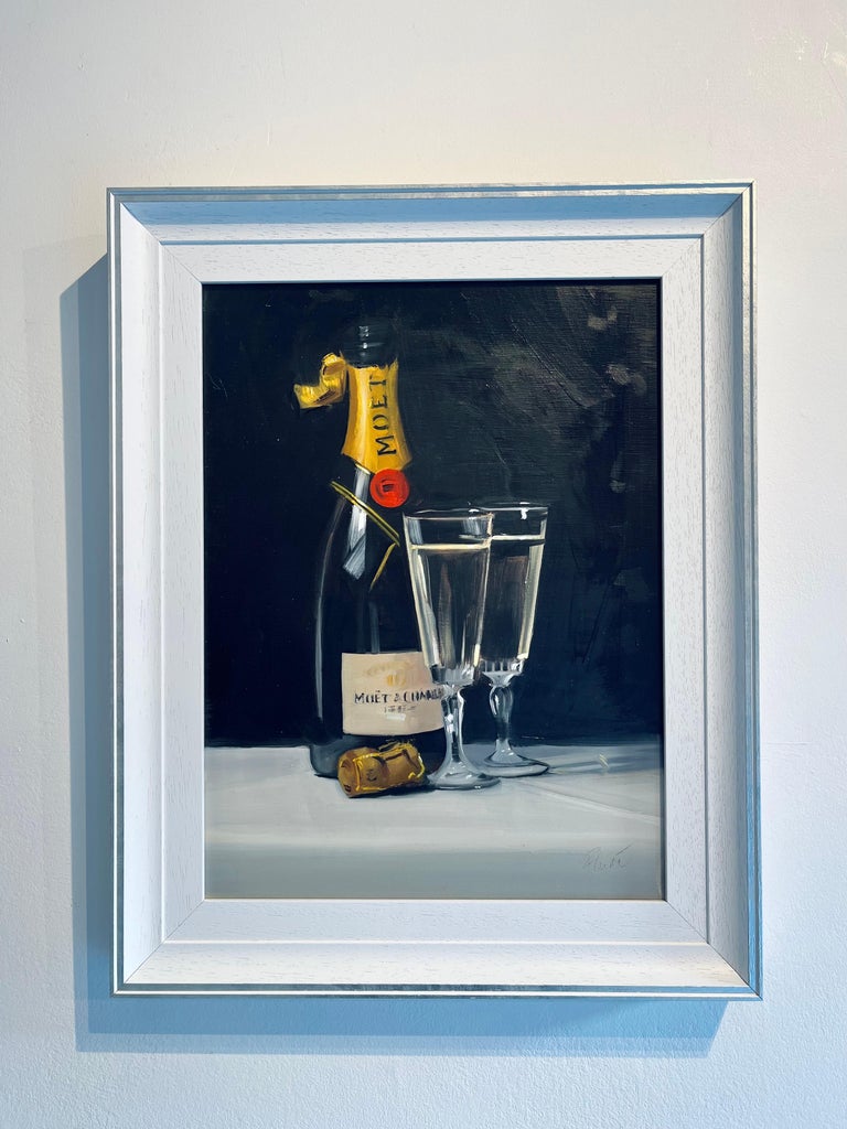 Francesca Currie - Moet - original cocktail figurative realism art ...