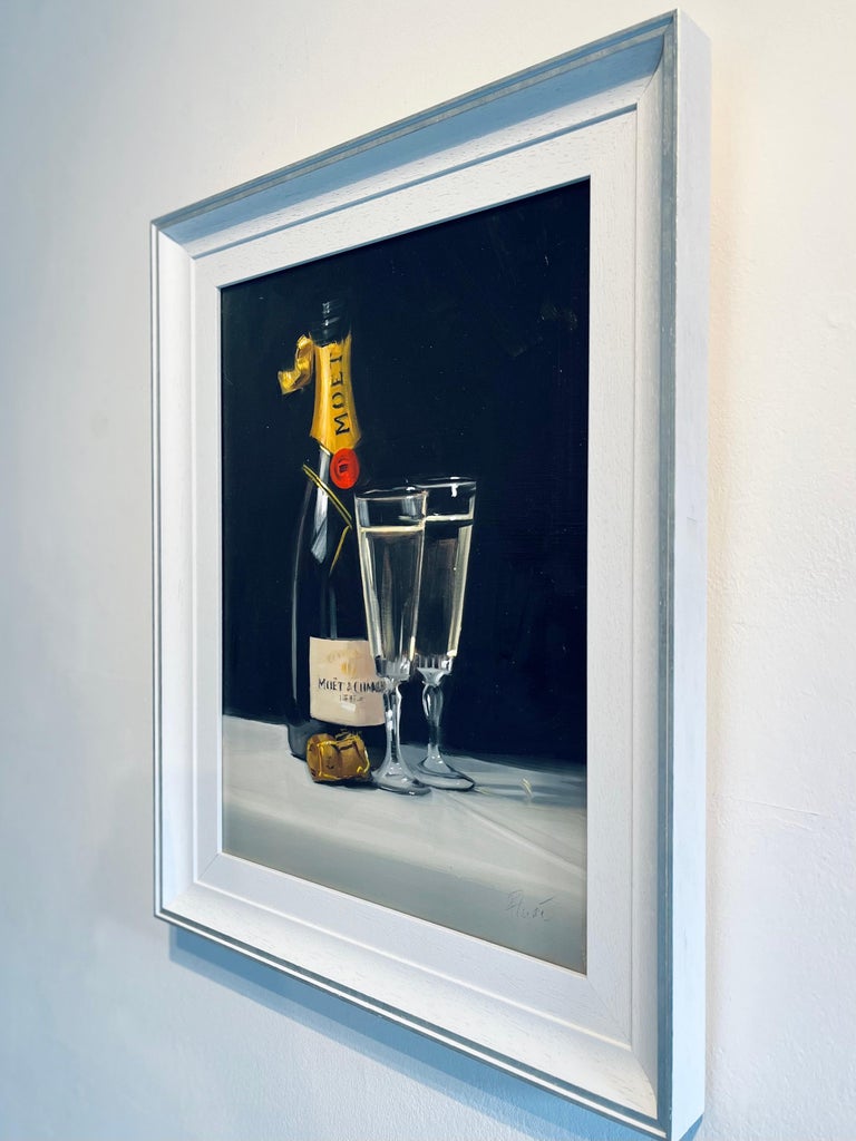Francesca Currie - Moet - original cocktail figurative realism art ...