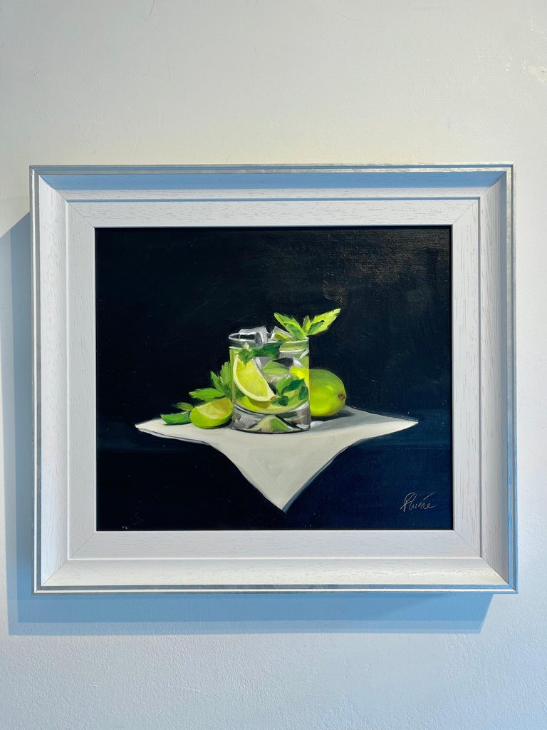 Francesca Currie - Mojito - original still cocktail figurative realism ...