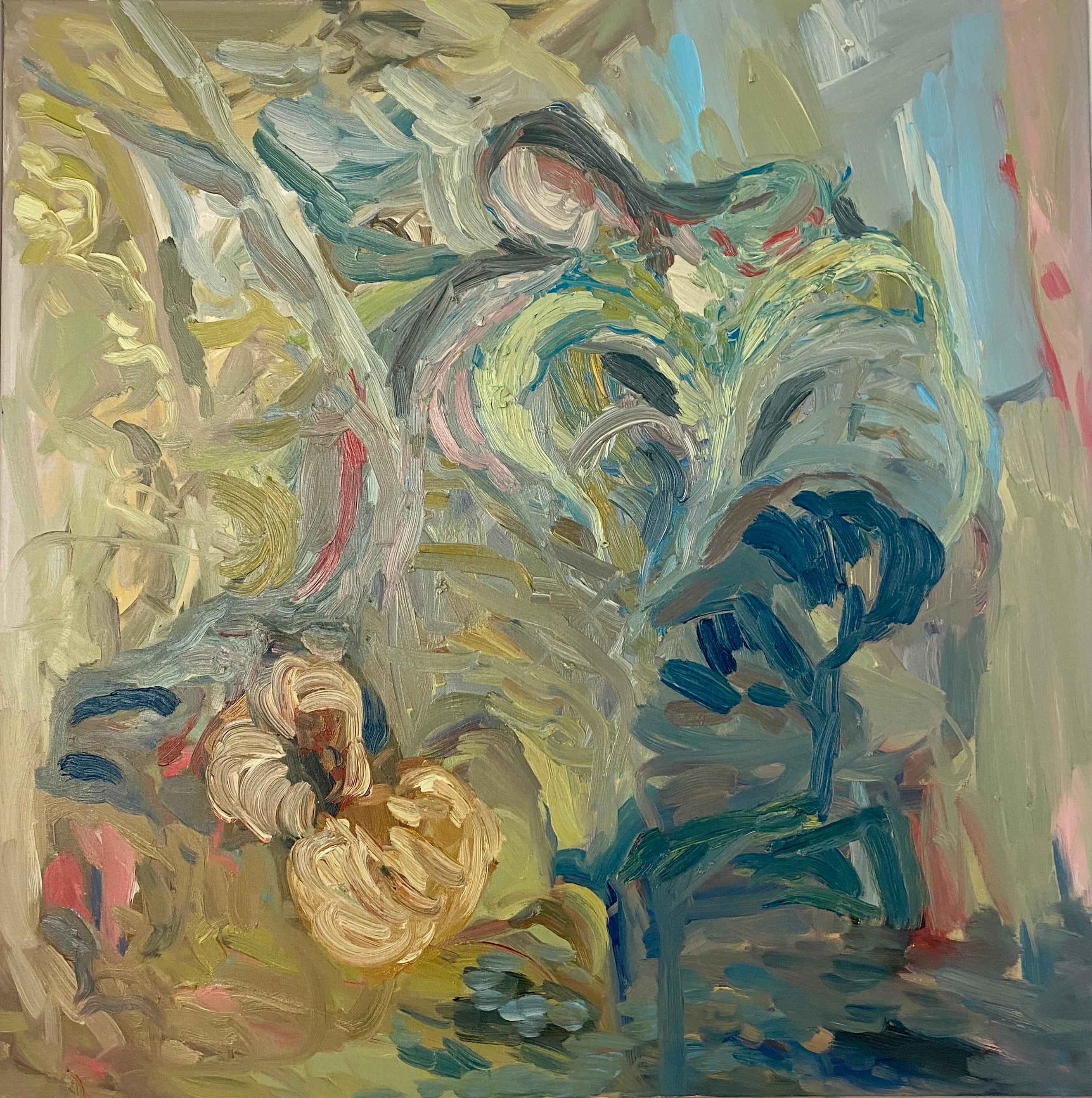 FRANCESCA OWEN - Reaching For Blue Sky. Contemporary Impressionist Oil ...