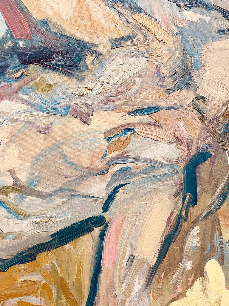 FRANCESCA OWEN - Sleeping Under A Lemon Yellow Sky. Large Expressionist ...