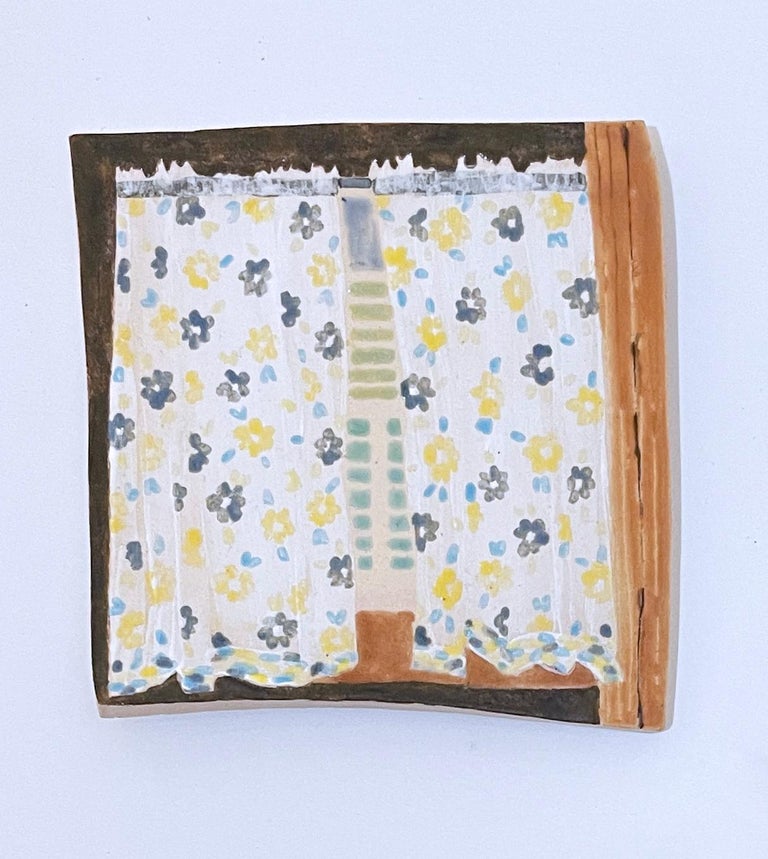 Francesca Reyes - My Porch and My Pillow (2021) Glazed ceramic painting ...