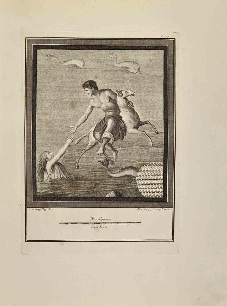 Francesco Cepparoli - Helle Reaching for Phrixus - Etching by Francesco ...