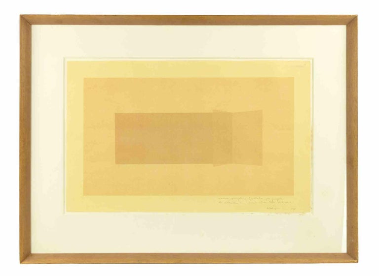 Francesco Lo Savio - Frontal Perspective Vision - Original Monotype by ...