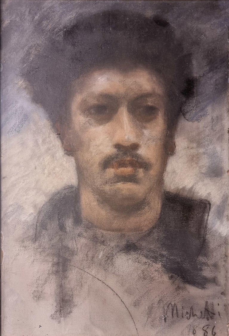 Francesco Paolo Michetti - Selfportrait, by Francesco Paolo Michetti ...